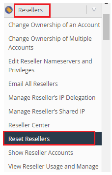Reset Resellers | Hostrs