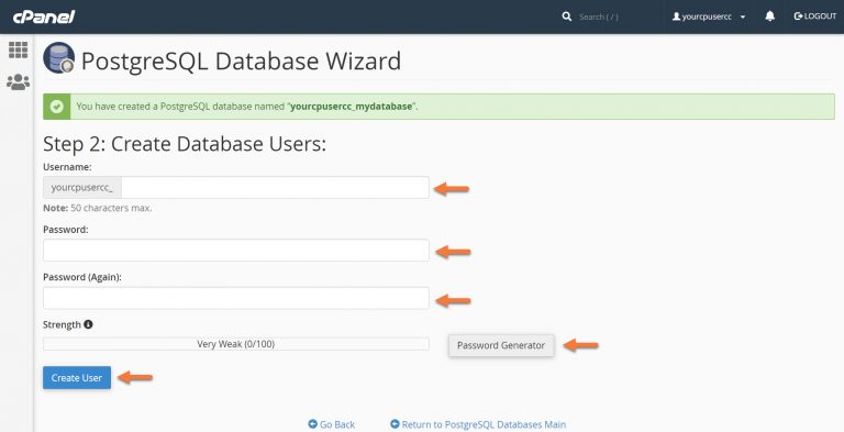 Mysql Database Wizard Step By Step Guide Hostrs