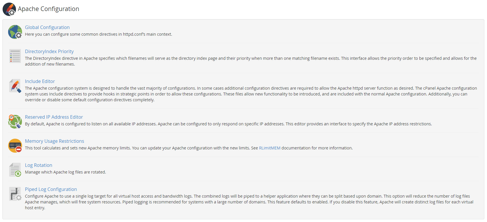 Apache Configuration | Hostrs