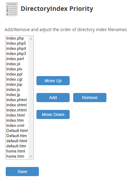 Apache Configuration Hostrs