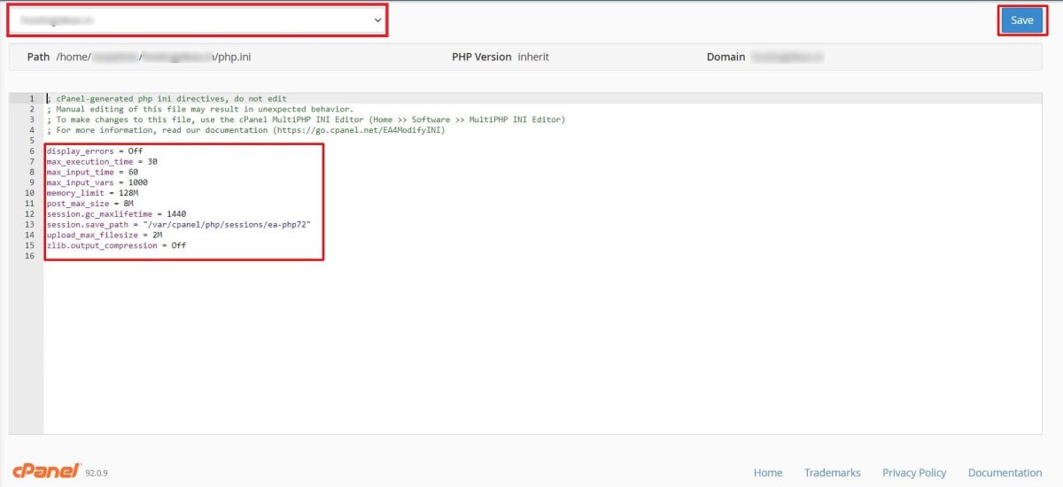 FineTune PHP Configuration with MultiPHP INI Editor | Hostrs
