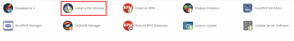 Install A Perl Module Hostrs